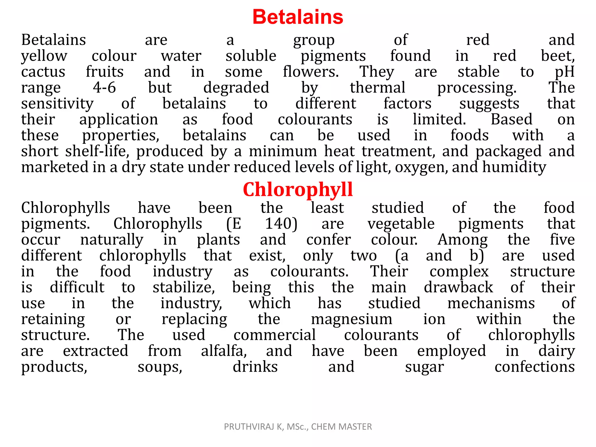 Pigments and colors: Introduction | PPTX