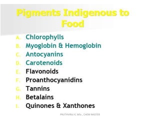 Pigments and colors: Introduction | PPTX