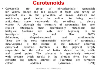 Pigments and colors: Introduction | PPTX