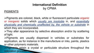 Pigments | PPTX