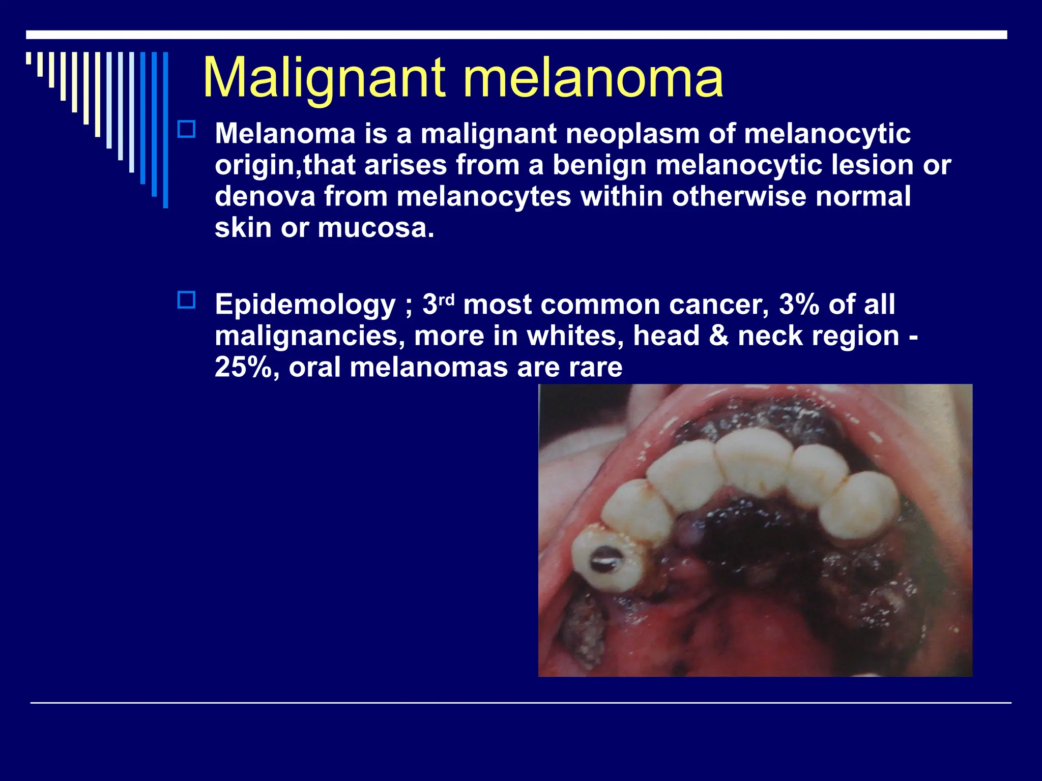 oral muocsal pigmented lesion. exogenous and endogenous | PPT