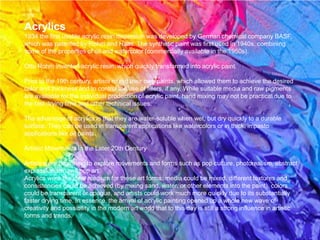 Pigments and painting | PPT