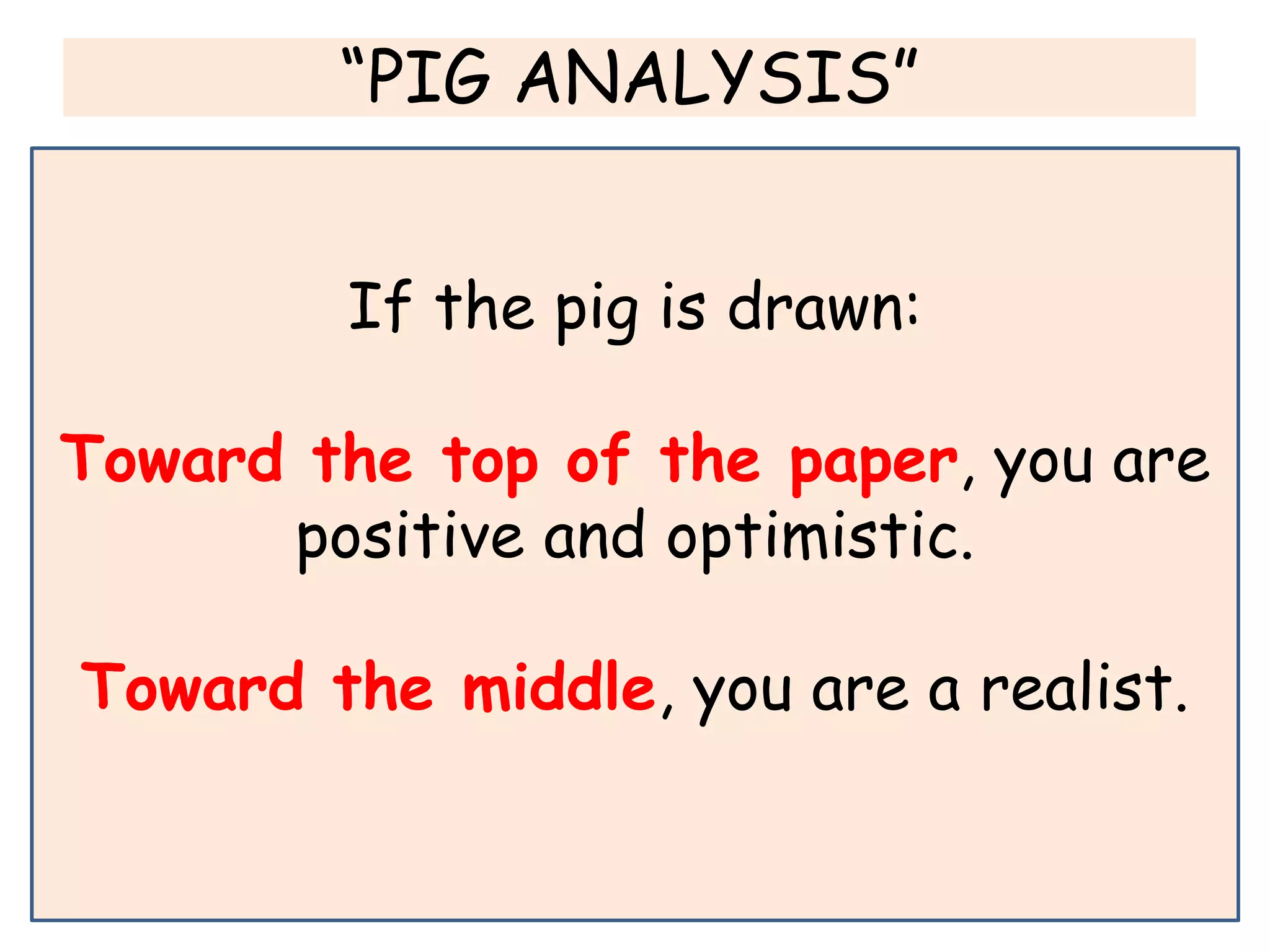 Pig personality | PPTX