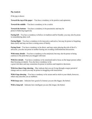 Pig personality mindset and motivation | PDF