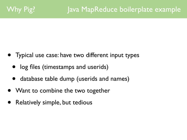 Pig Introduction to Pig | PPT
