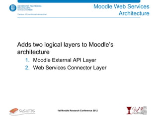 Moodbile, a Moodle web services extension and mobile apps | PPT