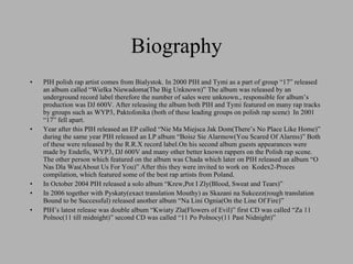 Pih | PPT | Hip Hop Music | Music