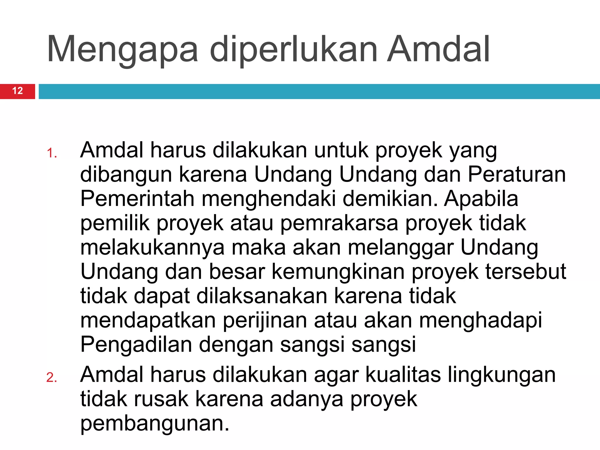 Pihak yang terlibat dalam penyusunan amdal | PPTX