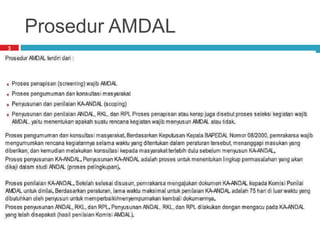 Pihak yang terlibat dalam penyusunan amdal | PPTX