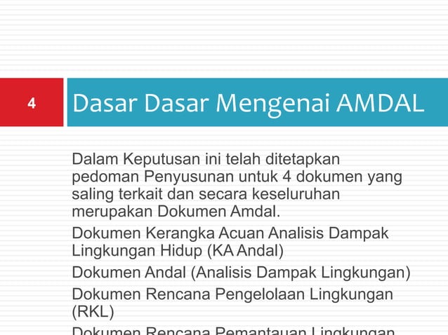 Pihak yang terlibat dalam penyusunan amdal | PPTX