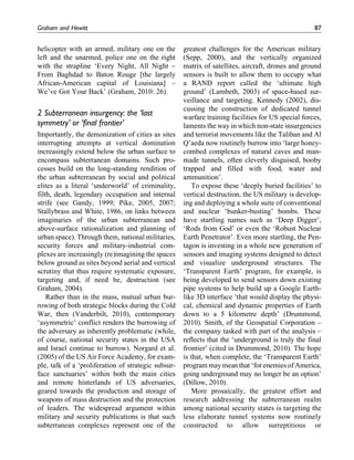 Graham, Stephen, and Lucy Hewitt. "Getting off the ground On the ...