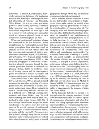 Graham, Stephen, and Lucy Hewitt. "Getting off the ground On the ...