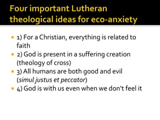 Eco-reformation & Eco-anxiety | PPTX