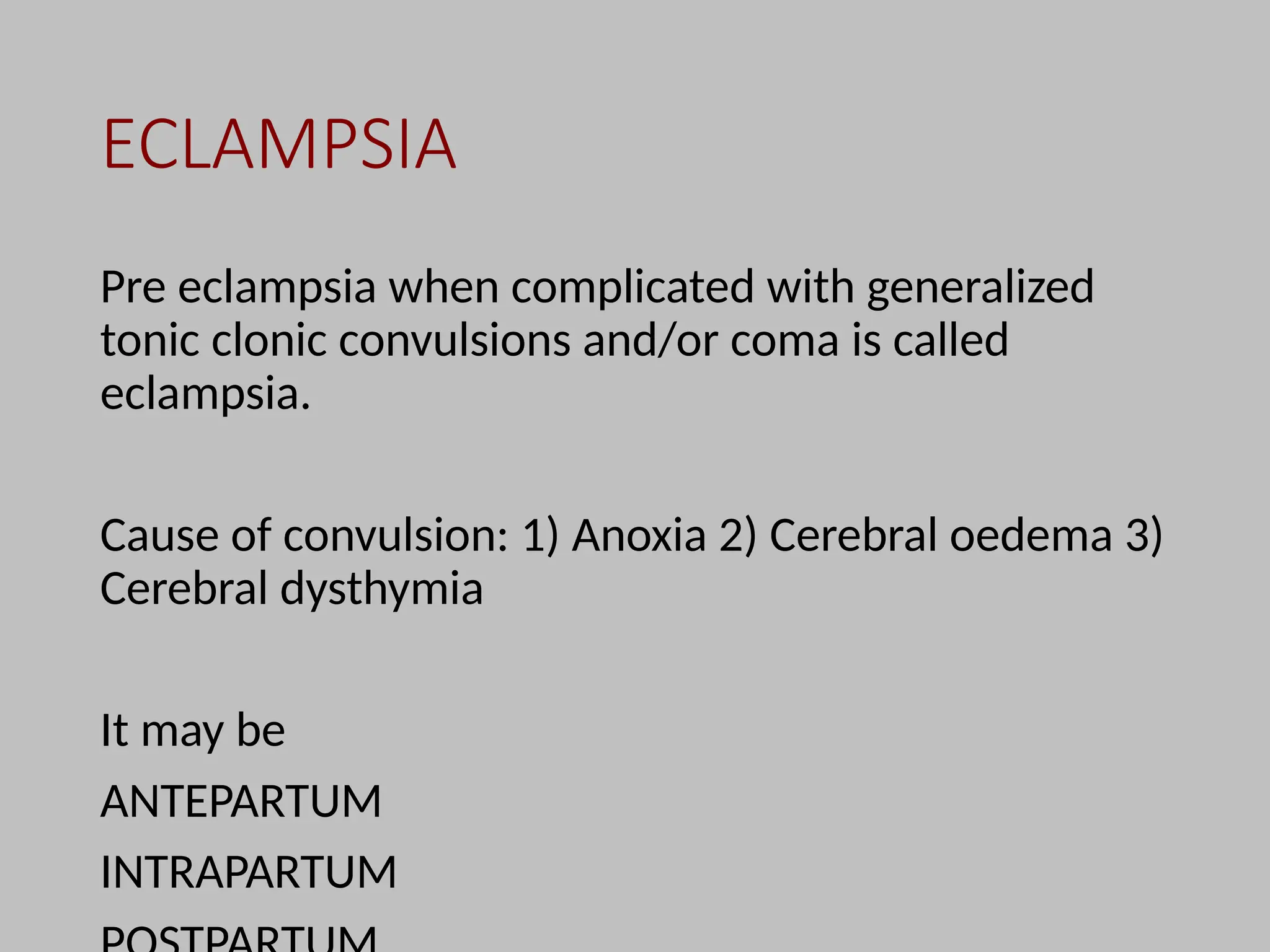 PIH Mechanism, clinical presentation, evaluation and management | PPTX