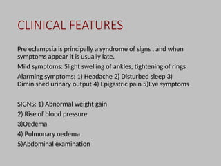 PIH Mechanism, clinical presentation, evaluation and management | PPTX