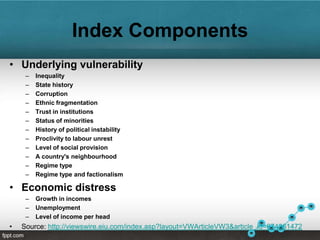 Political Instability Index | PPTX