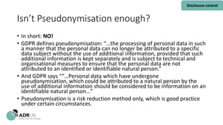 Personal identifiable information vs attribute data | PPTX