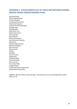 Service design methods in small and medium sized enterprises -­ Case ...