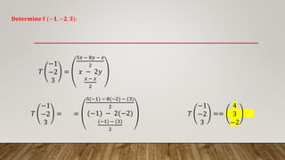 taller transformaciones lineales | PPT