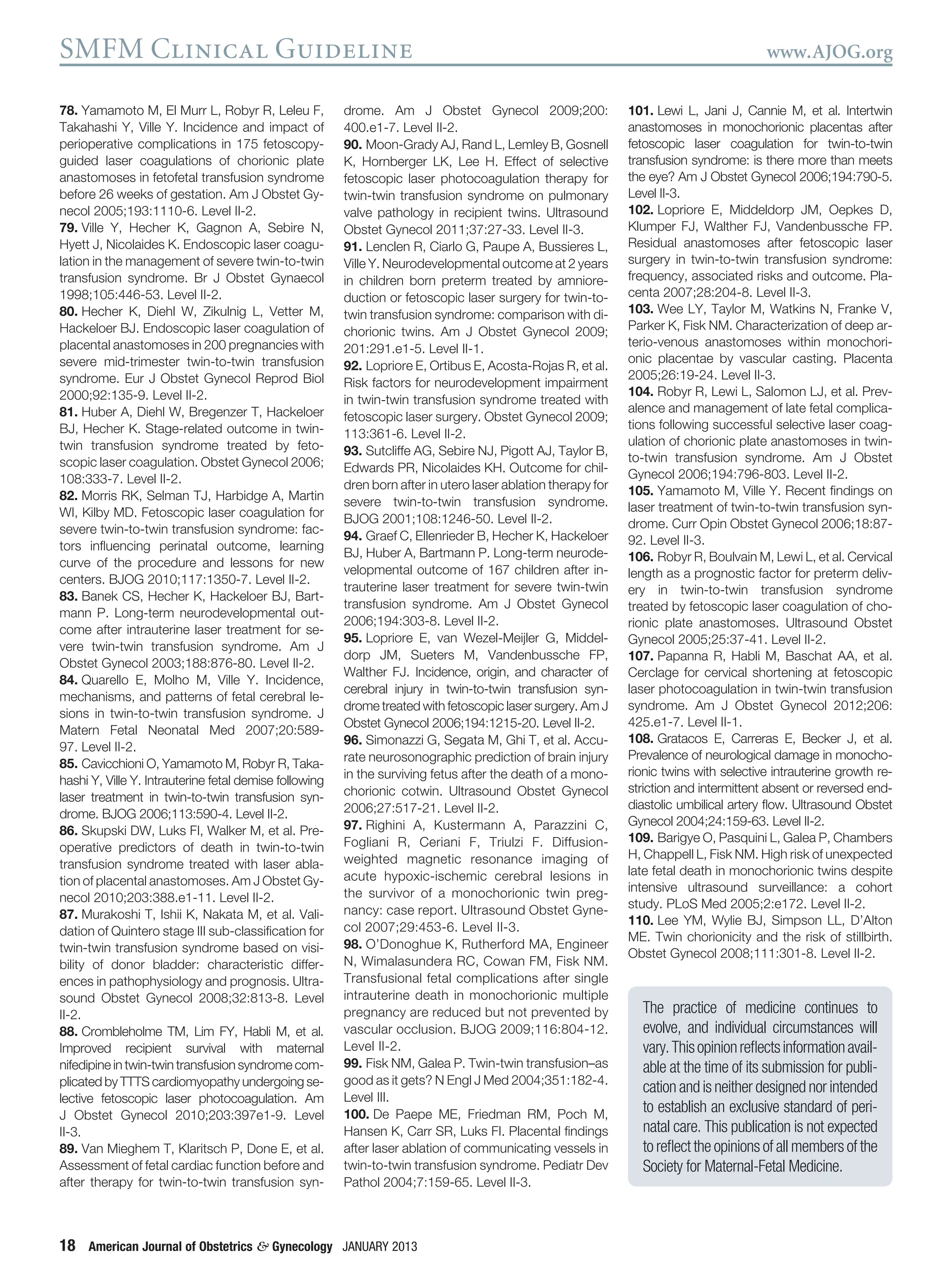 Twin-twin transfusion syndrome | PDF