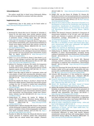 muscle activaction of patients with osteoarthritis | PDF