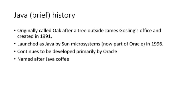 Pi j1.1 what-is-java | PPT