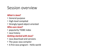 Pi j1.1 what-is-java | PPT