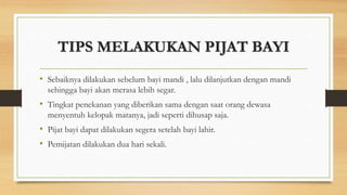 PIJAT neonatus bayi dan balita sehat oke.pptx