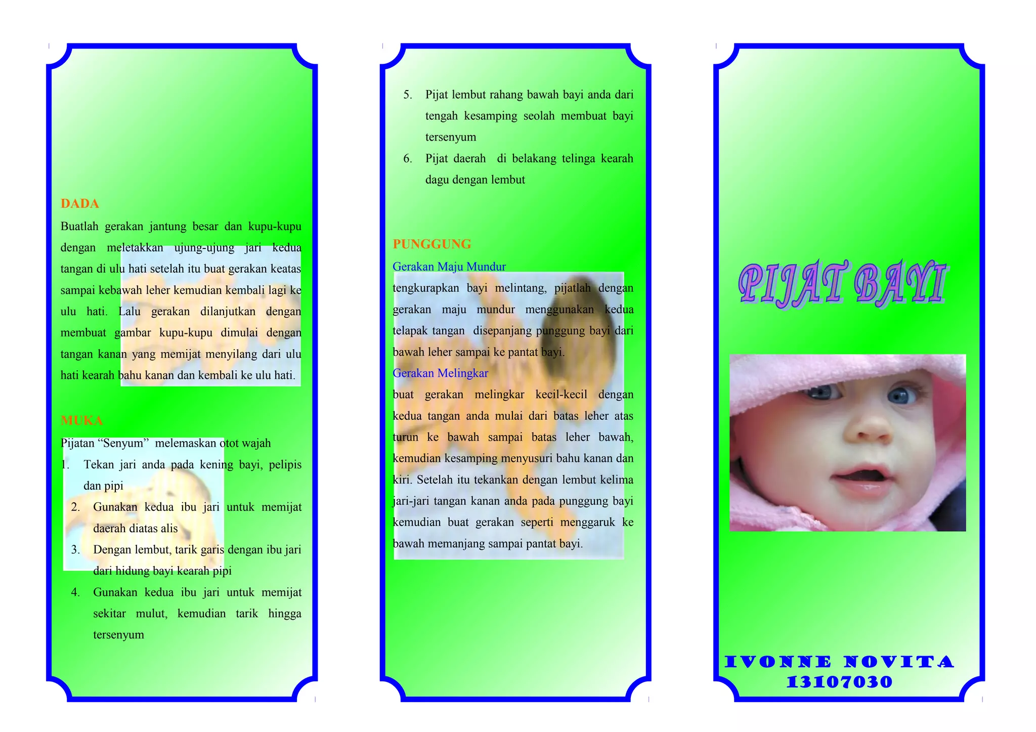 Pijat bayi elsa | DOC