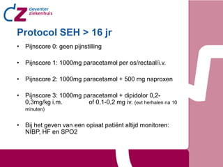 Pijn en Pijnbehandeling op SEH | PPTX