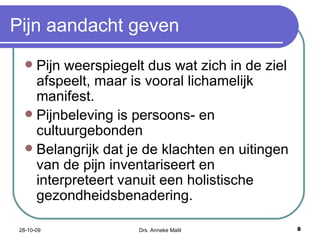 Pijn En Lichaamstaal | PPT