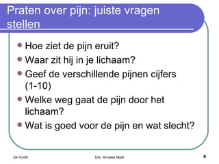 Pijn En Lichaamstaal | PPT