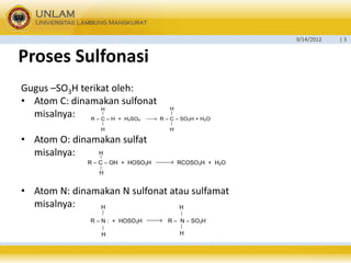 Pik 2 bab 2_sulfonasi | PDF