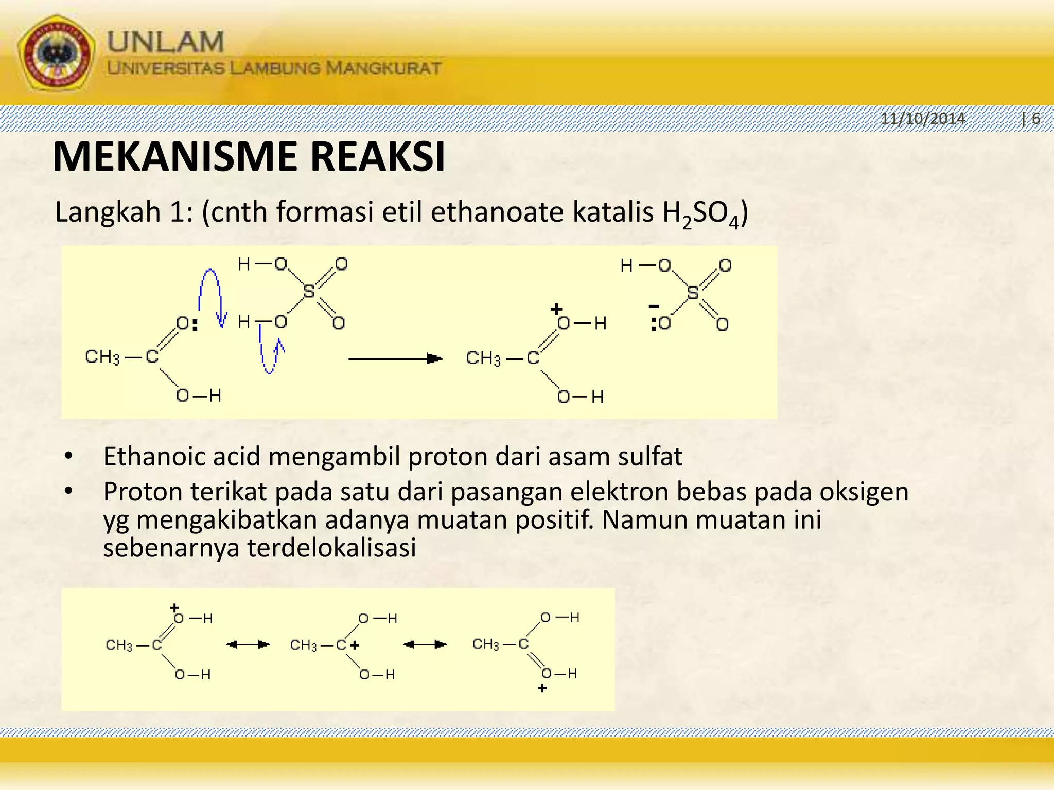 Pik 2 bab 6_esterifikasi | PPTX