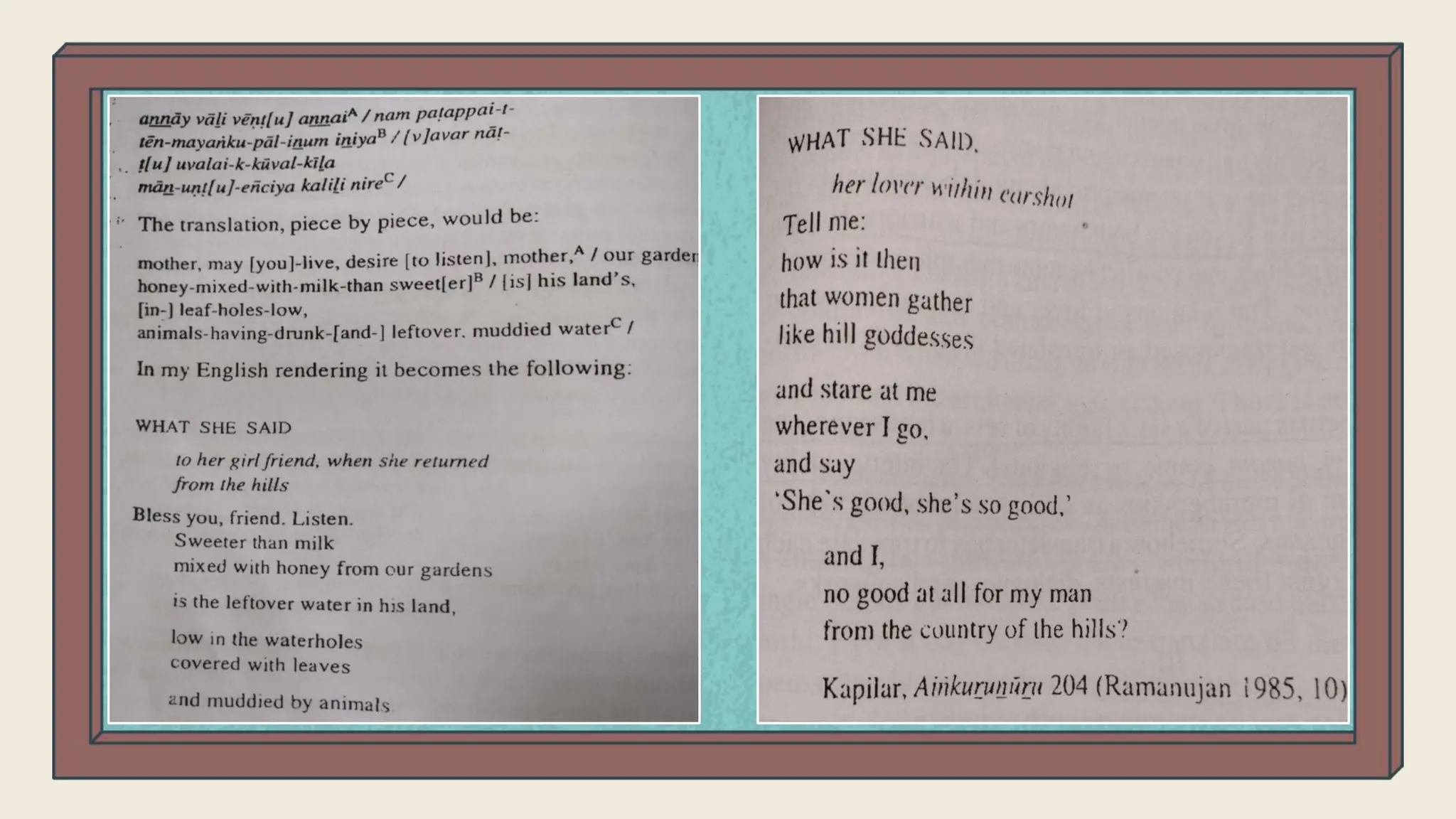 On_Translating_a_Tamil_Poem. Translation | PPTX