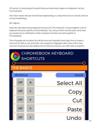 The Beginner's Guide to Keyboard Shortcuts for Chromebooks | PDF