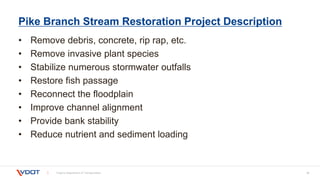 Pikes Branch Stream Restoration | PPTX