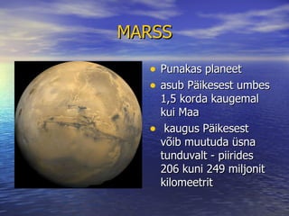 PäIkesesüSteem Sandra | PPT