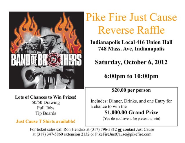 Pike Township Reverse Raffle Flyer | PDF | Lotteries and Scratchcards ...