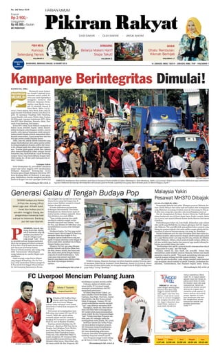 Pikiran Rakyat 16 Maret 2014 | PDF