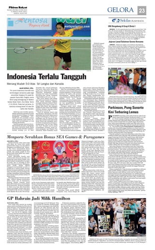 Pikiran Rakyat 8 Maret 2014 | PDF