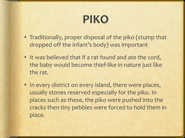 Piko hawaii | PPT | Genealogy and Ancestry | Hobbies & Interests