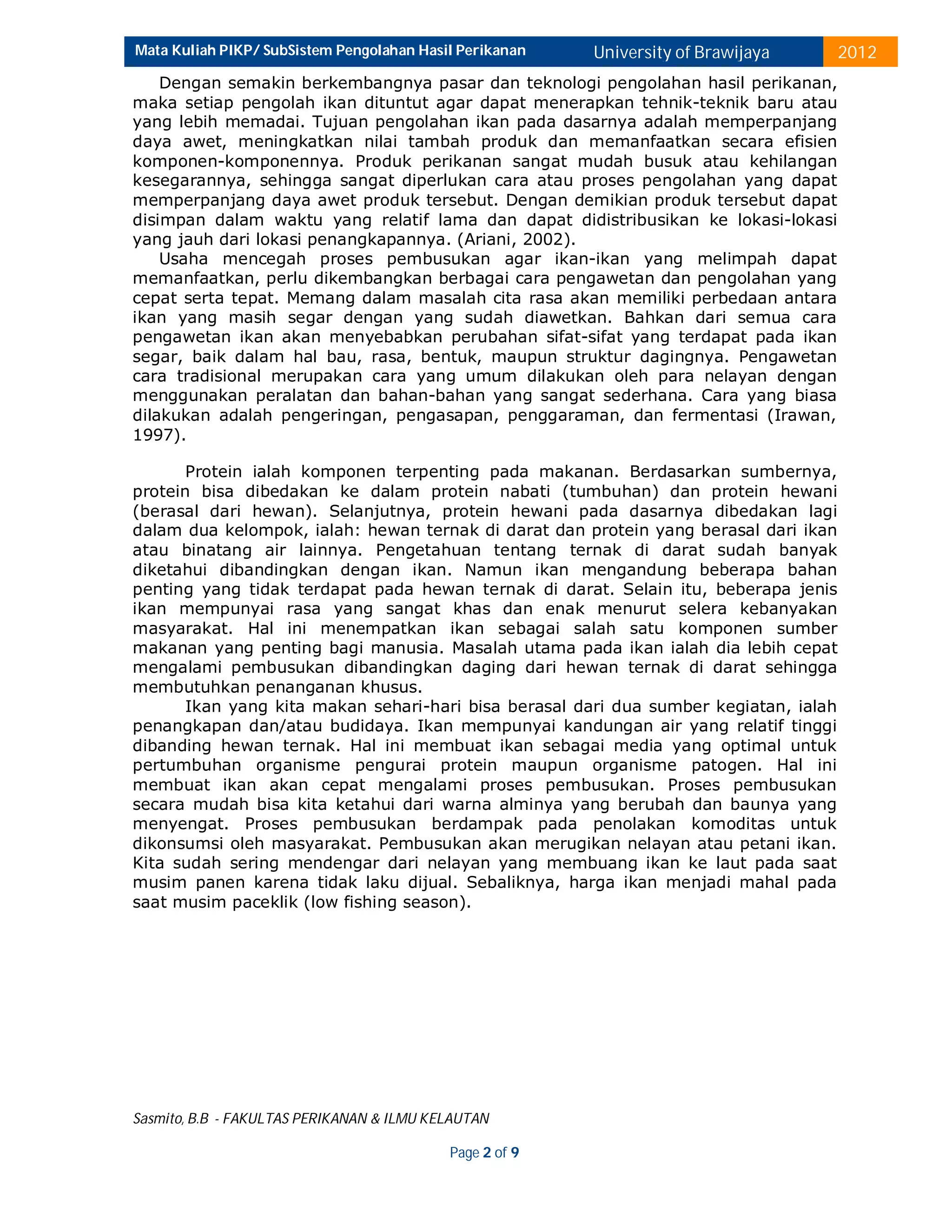 Pikp modul08 sub sistem pengolahan | PDF