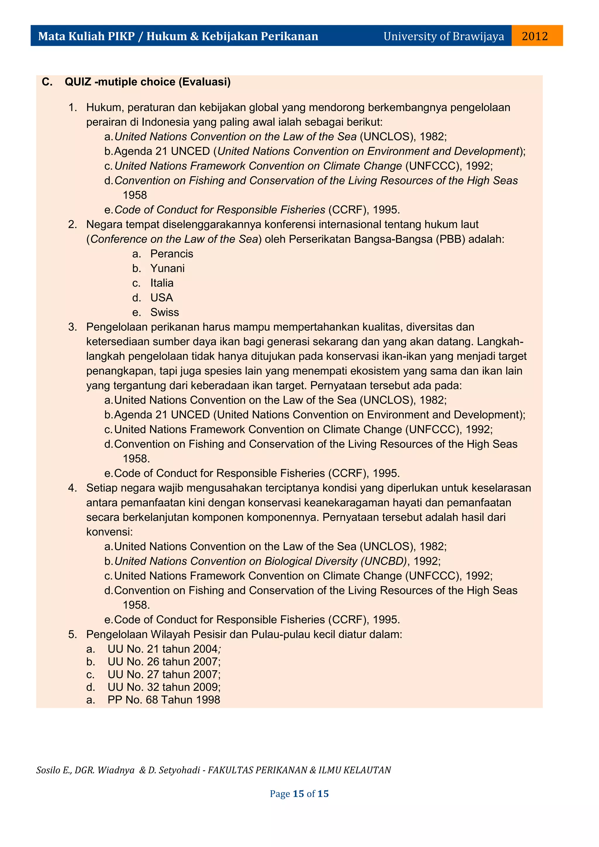 Pikp module10-hukum & kebij | PDF