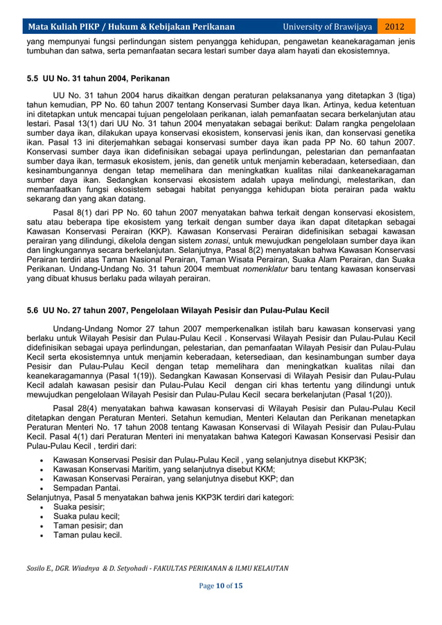 Pikp module10-hukum & kebij | PDF