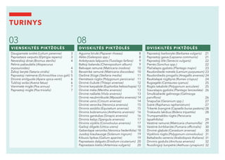 Piktžolių atpažinimo vadovėlis. Pikžoliu klasifikacija | PDF