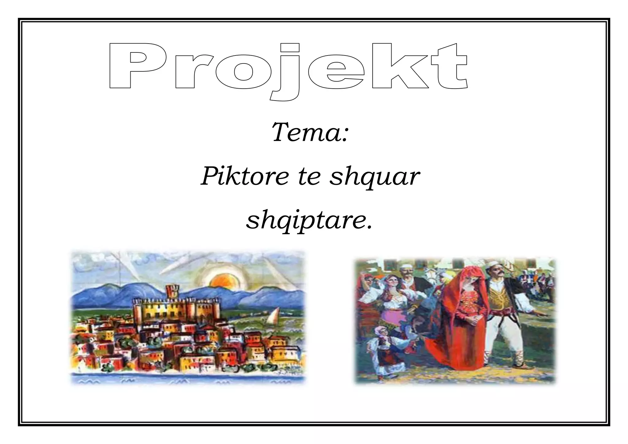 Piktore te shquar shqiptare | DOCX
