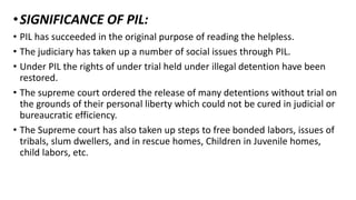 PUBLIC INTEREST LITIGATION (PIL) | PDF