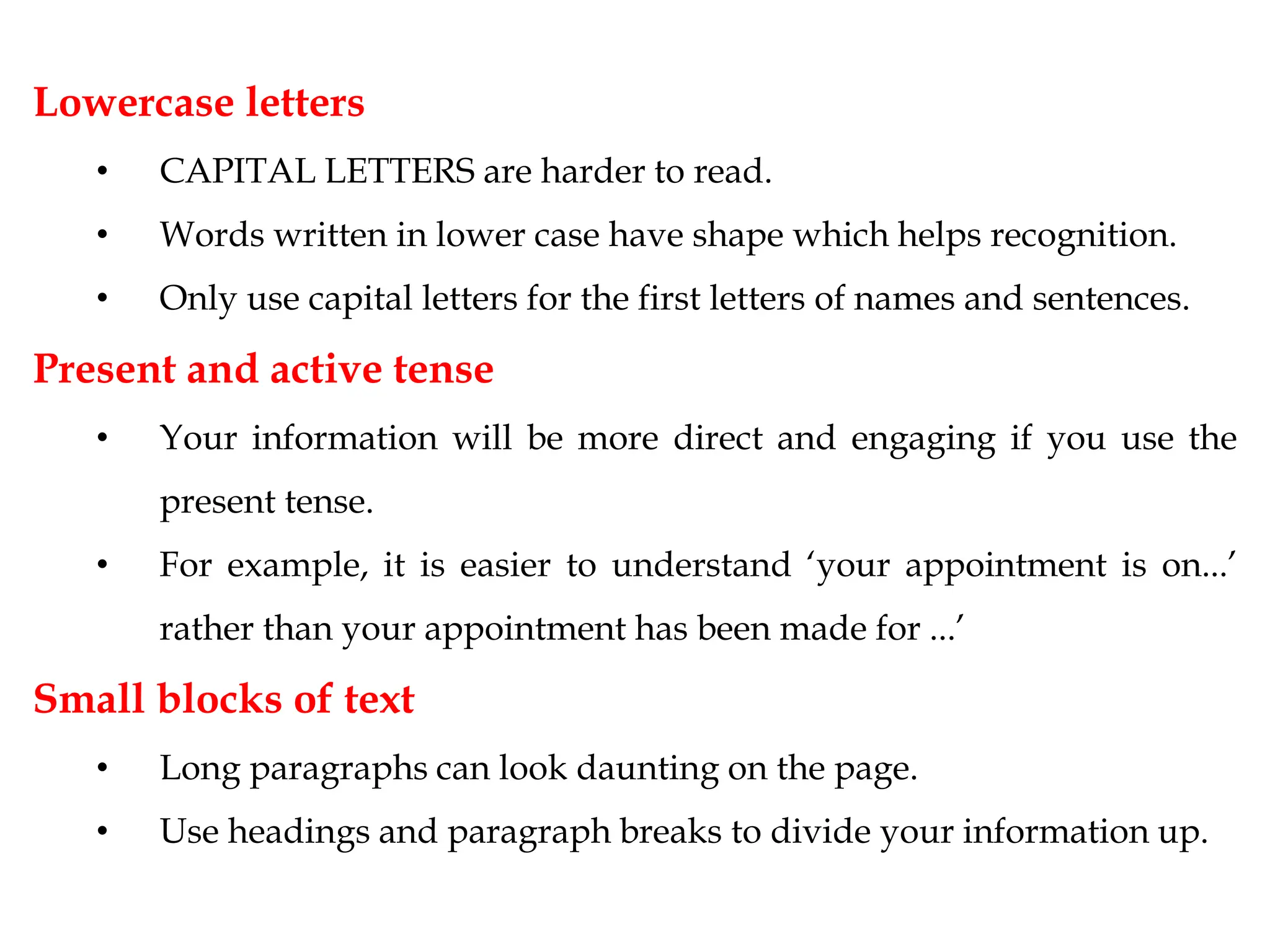 Patient Information Leaflet Content Design | PPTX
