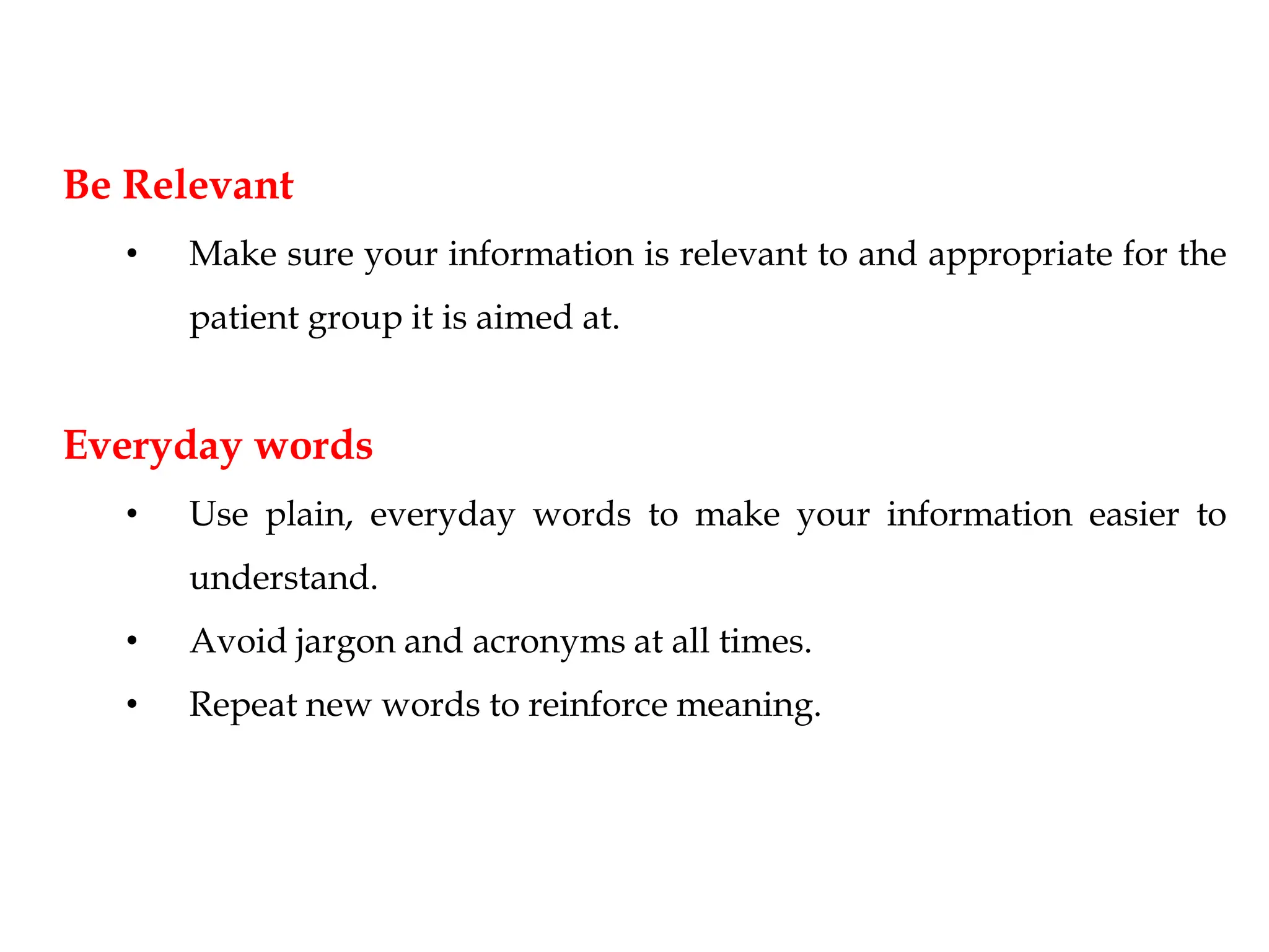 Patient Information Leaflet Content Design | PPTX